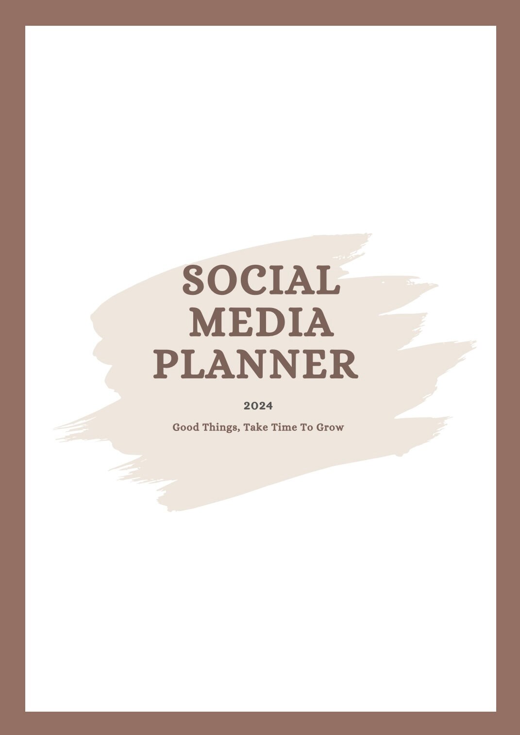 Social Media Planner 2024 - Etsy