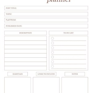 Social Media Planner 2024 - Etsy