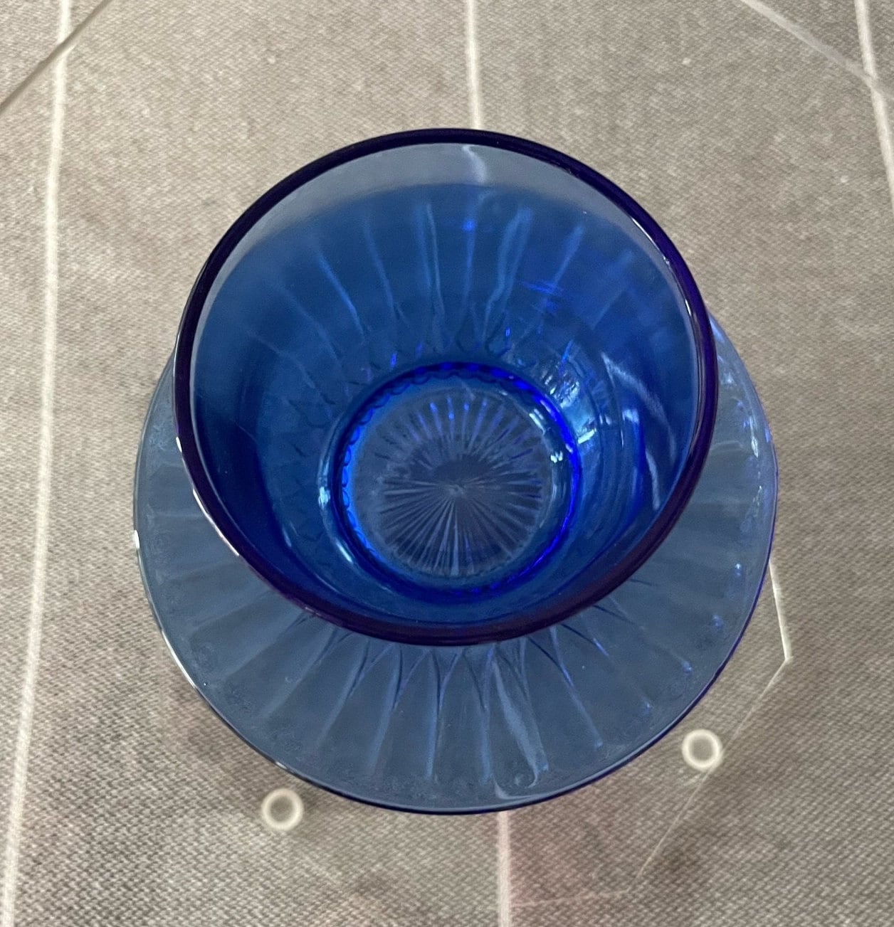 Vintage Macbeth Evans Petalware Cobalt Blue Condiment Dish - Etsy