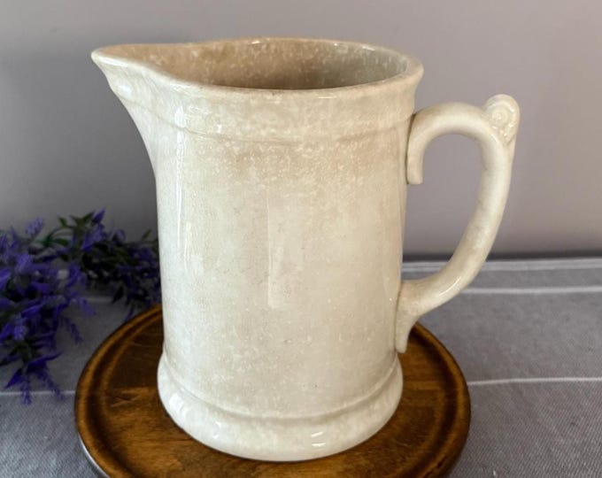 Antique Vintage Ironstone Milk Pitcher KT&K 7'' Crazed Stained *chip - Etsy