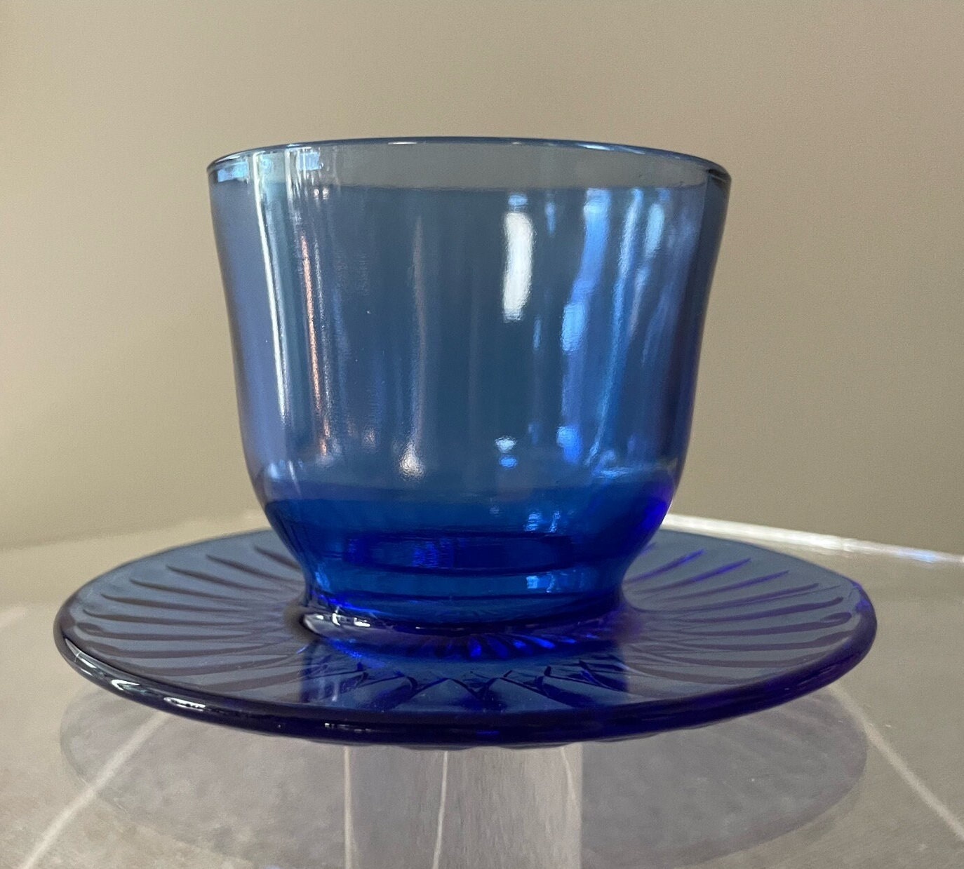 Vintage Macbeth Evans Petalware Cobalt Blue Condiment Dish - Etsy
