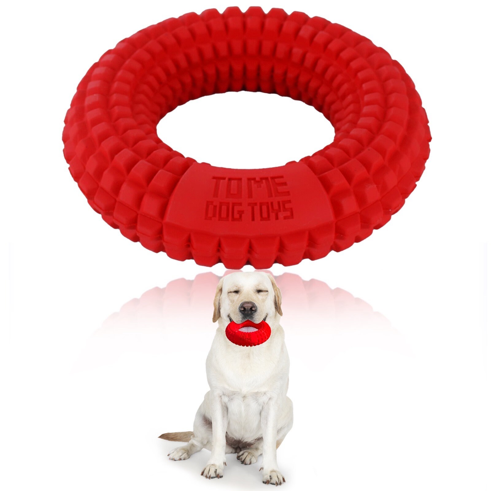 TOME DOG TOYS Ring Solid Dog Toys for Aggressive Chewers - Etsy México