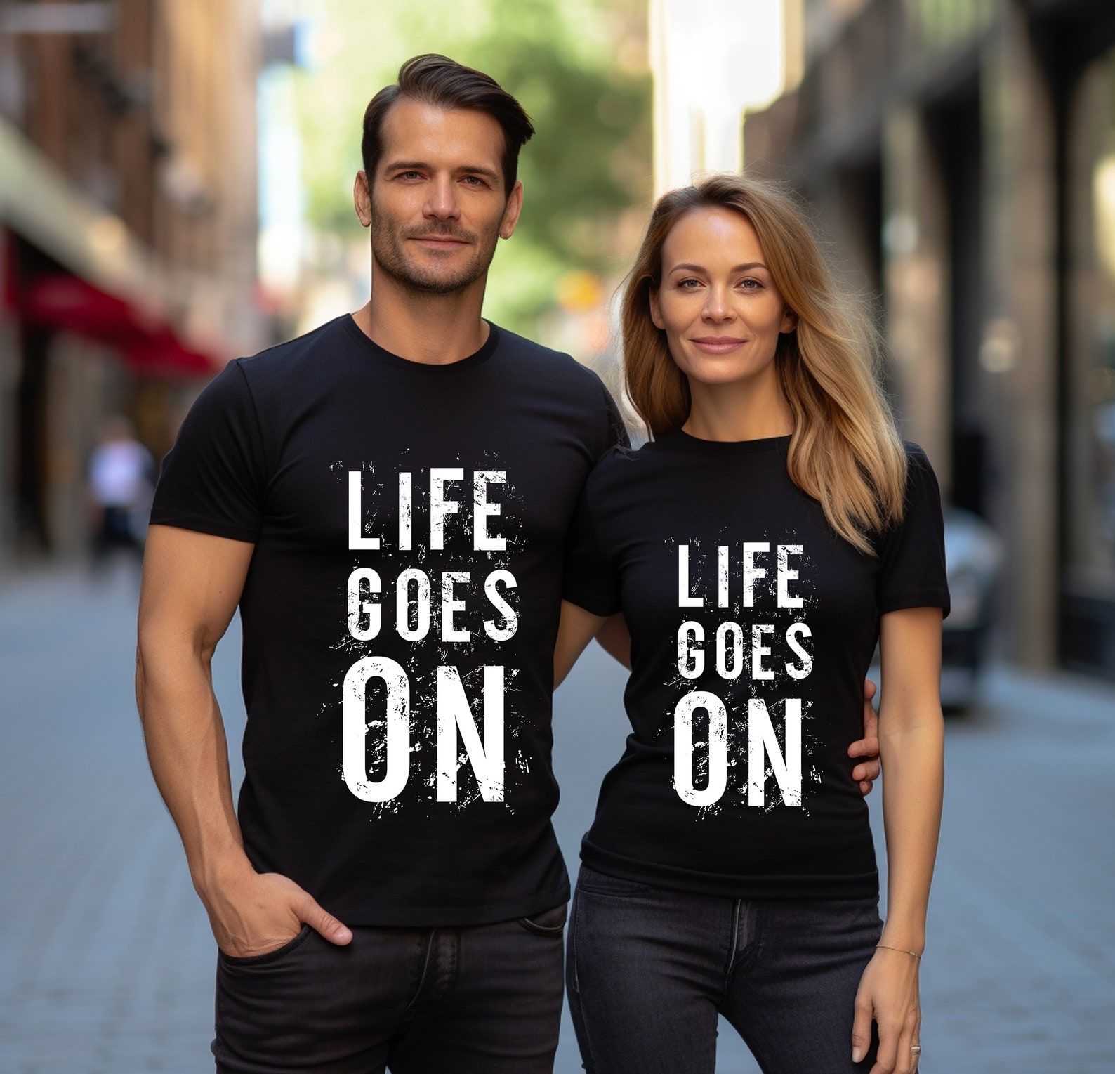 Life Goes on Shirt Living the Life Unisex Shirt Positive - Etsy