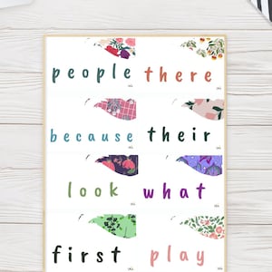 Camera Words/sight Words Printable Cards upper Primary/high - Etsy