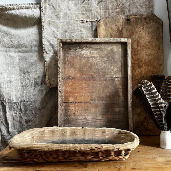 Antique Bread Basket - Etsy