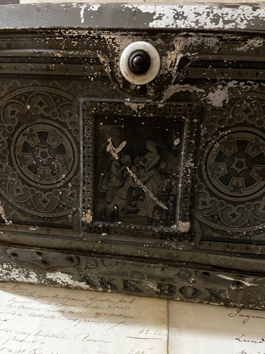 Antique Cake Box - Etsy