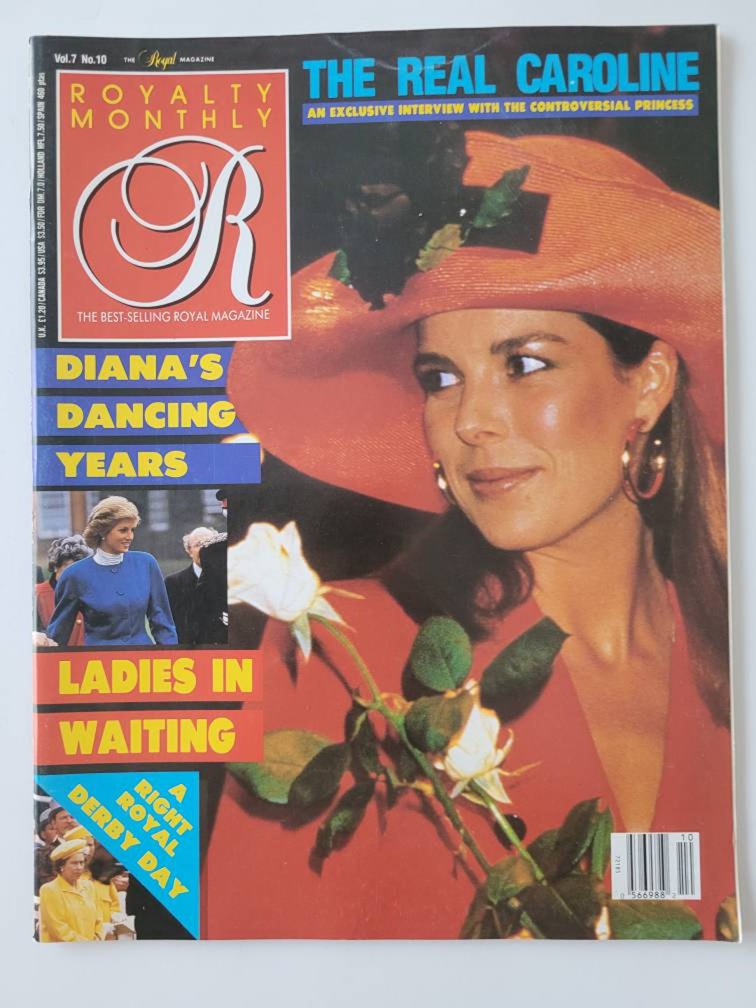 Princess Diana Monthly Royalty Magazine, July 1988, Vol 7 No 10 Issue ...