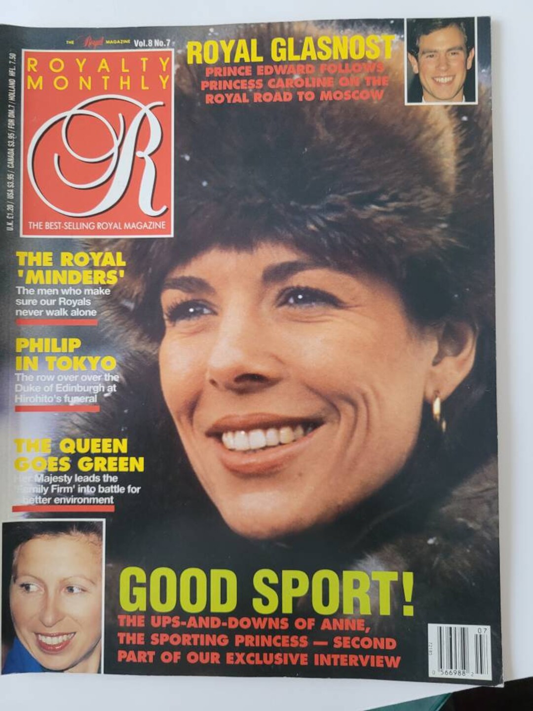 Princess Diana Monthly Royalty Magazine, April 1989, Vol 8 No 7 Issue ...