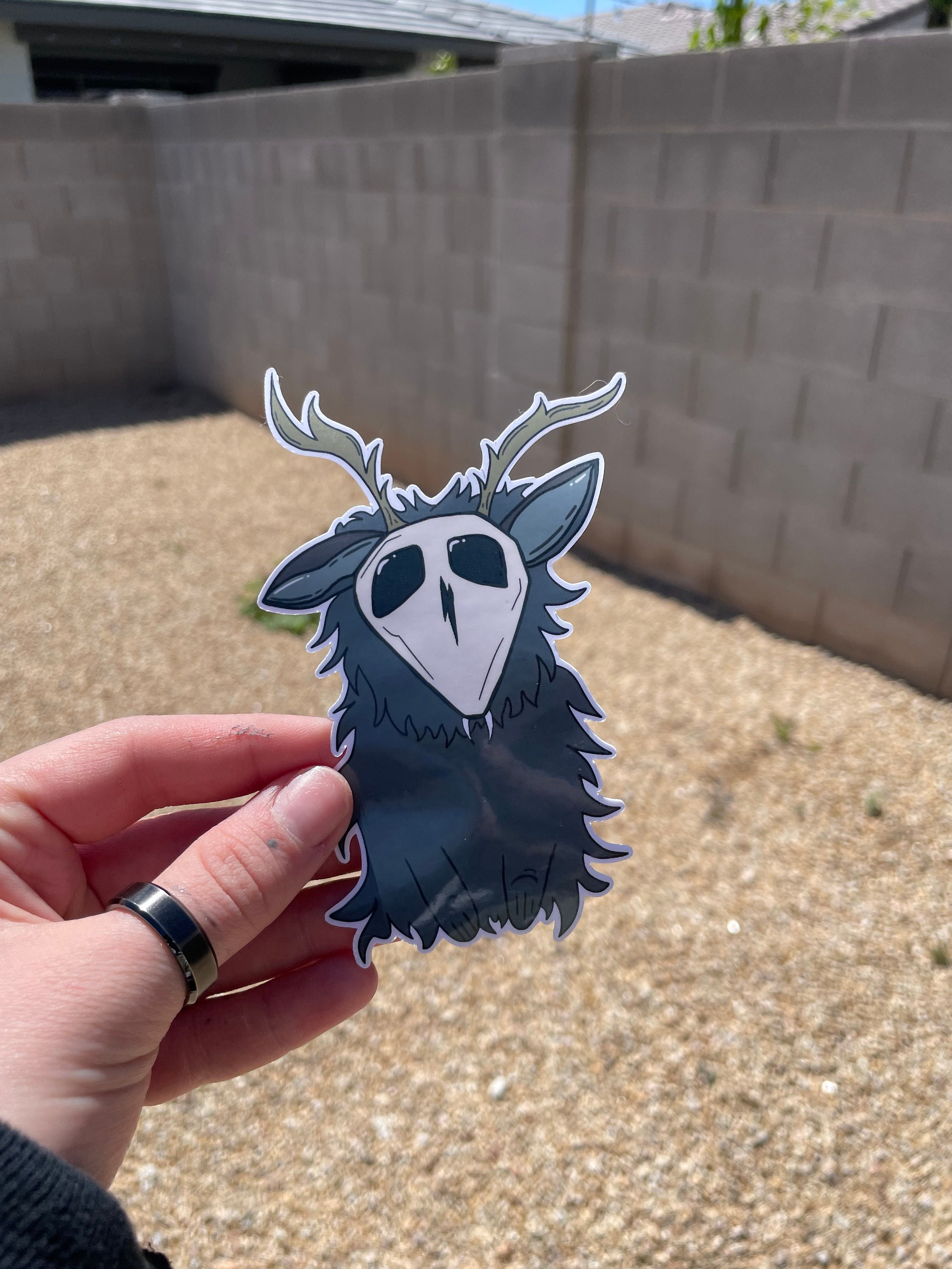 Cute Wendigo Sticker, Die Cut Sticker, Journal Sticker - Etsy