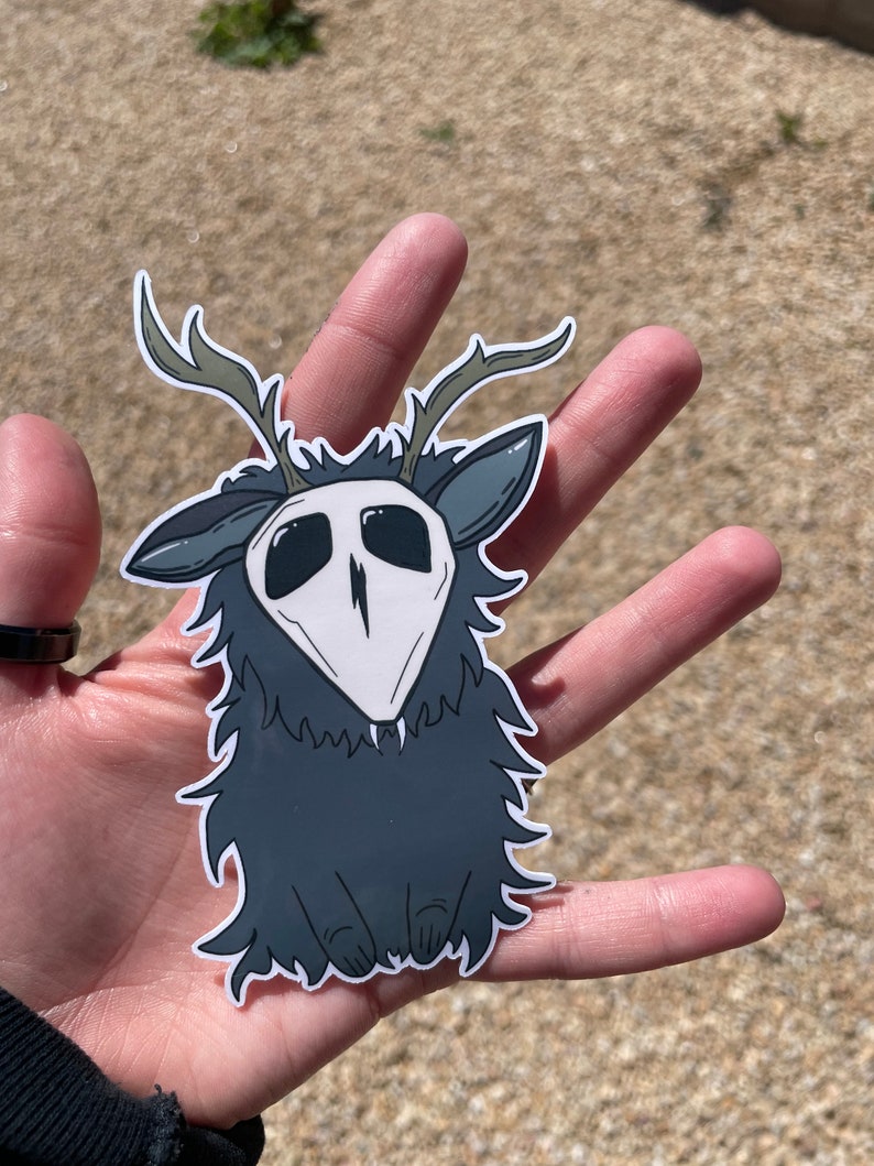Cute Wendigo Sticker, Die Cut Sticker, Journal Sticker - Etsy