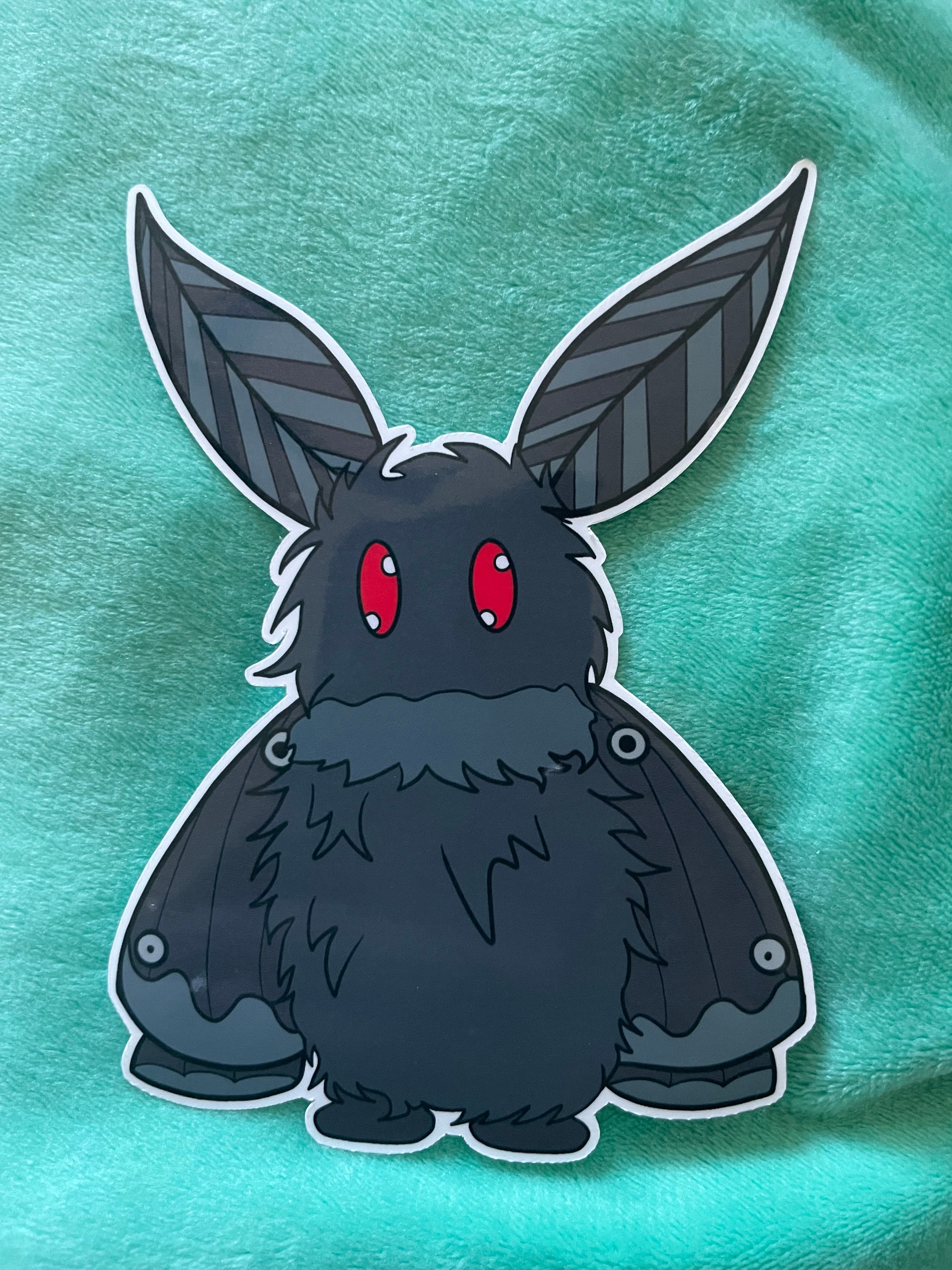 Chibi Mothman Sticker, Die Cut Sticker, Journal Sticker, Notebook ...