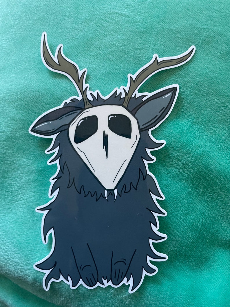 Cute Wendigo Sticker, Die Cut Sticker, Journal Sticker - Etsy