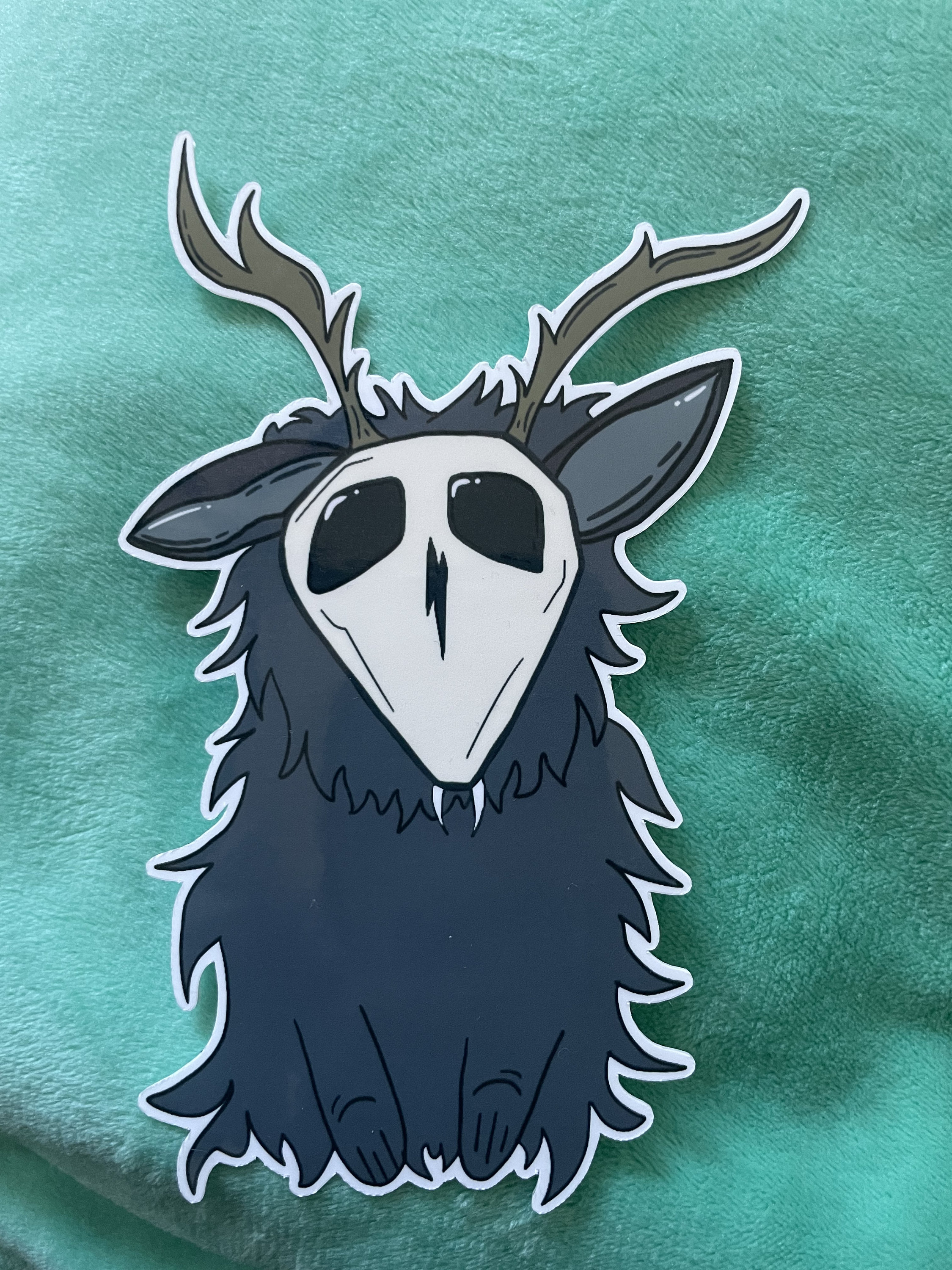 Cute Wendigo Sticker, Die Cut Sticker, Journal Sticker - Etsy