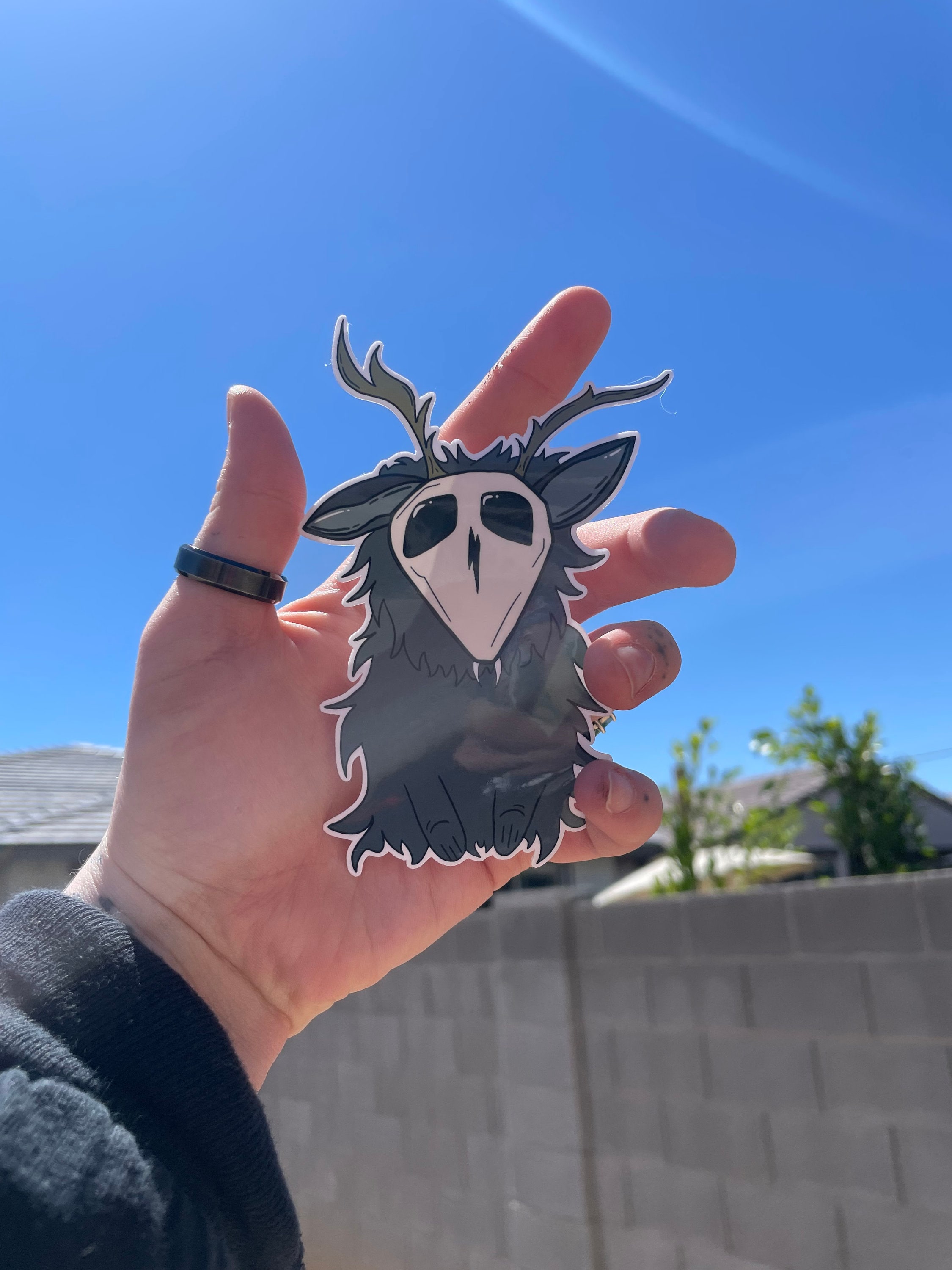 Cute Wendigo Sticker, Die Cut Sticker, Journal Sticker - Etsy