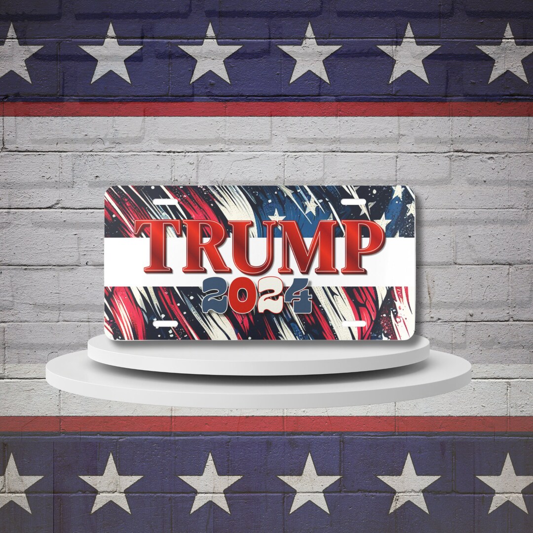 Trump Vanity Plate, Trump 2024 Front License Plate - Etsy