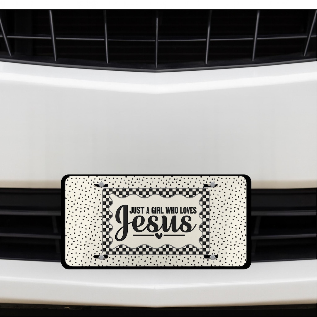Christian License Plate, Front License Plate, Car Accessories ...
