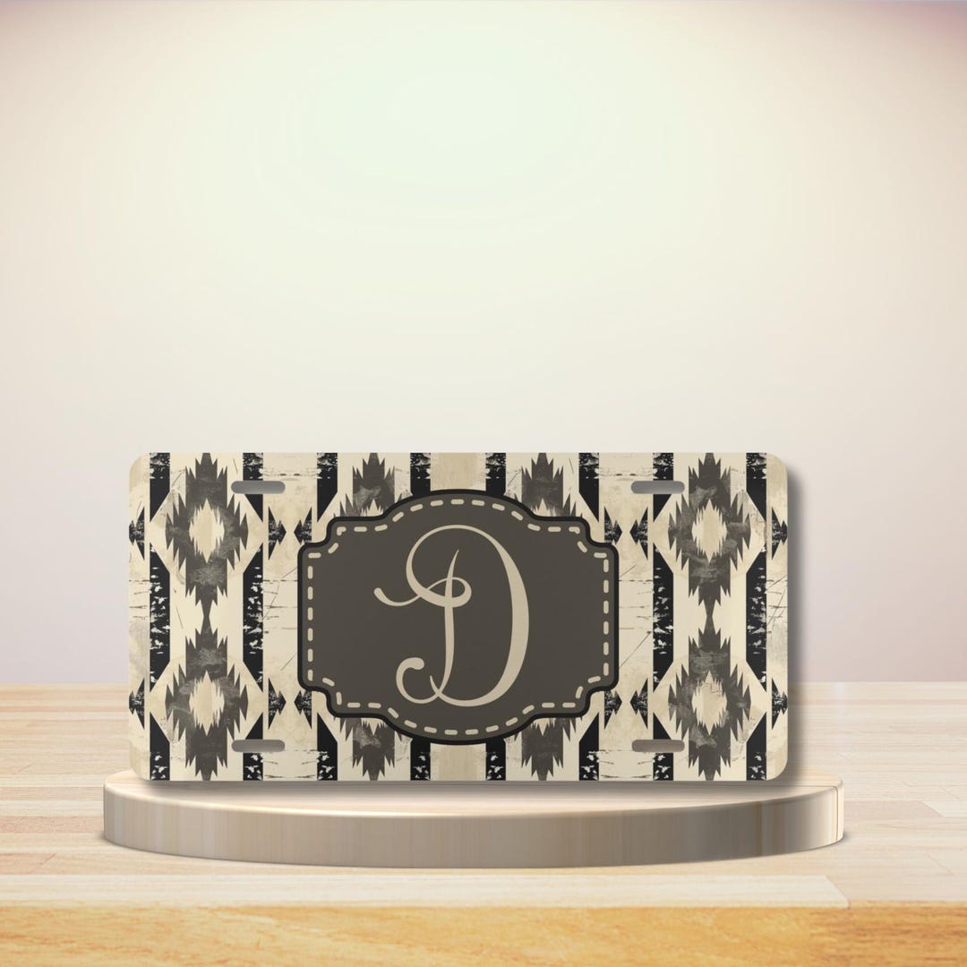 Southwestern Front License Plate, Custom Aztec License Plate, Aztec ...