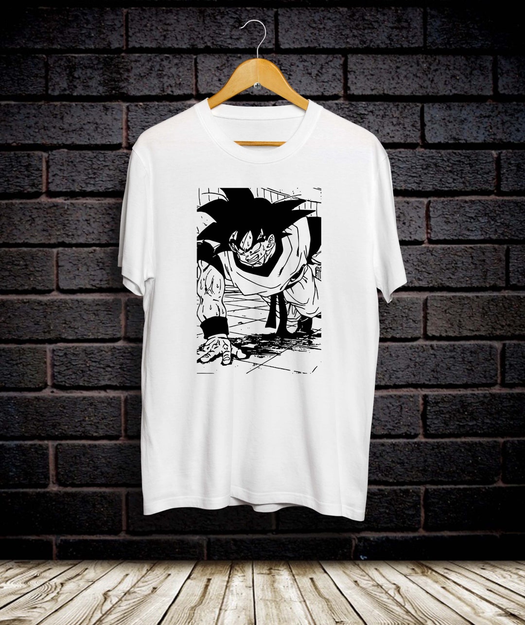 Goku Gravity Training T-shirt - Etsy UK