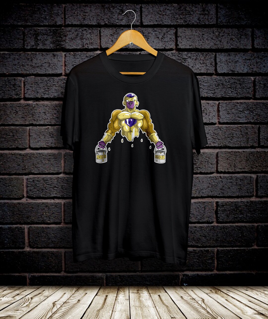 Frieza Dripping in Gold T-shirt - Etsy