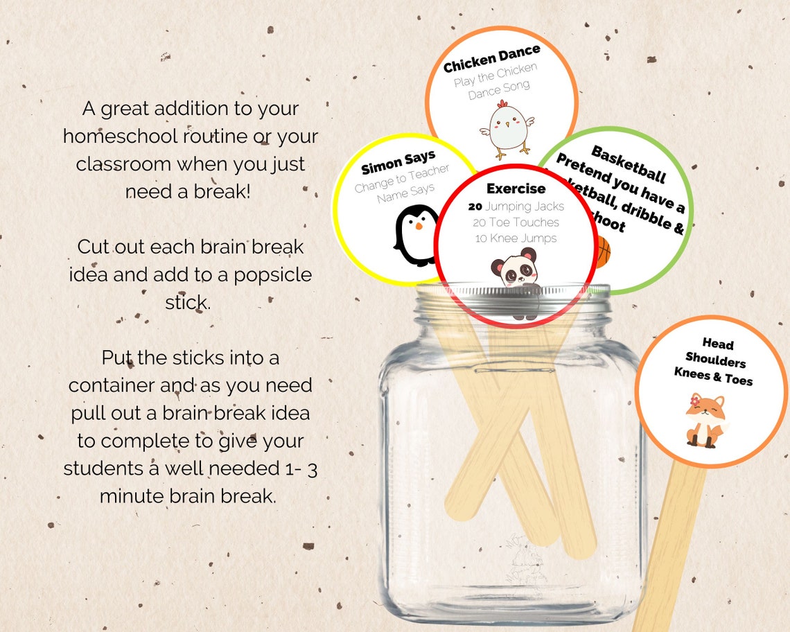 Brain Break - Brain Breaks - Movement Break - Brain Break Activities ...