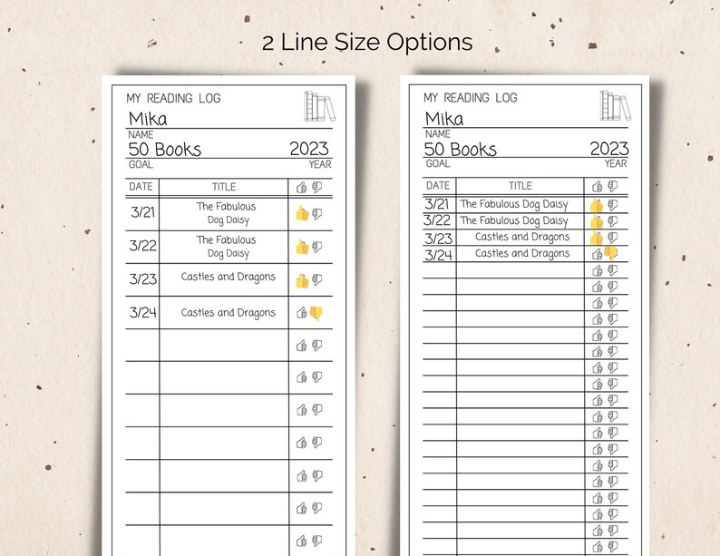 Printable Bookmark Log - Reading Log - Summer Reading Log Printable ...