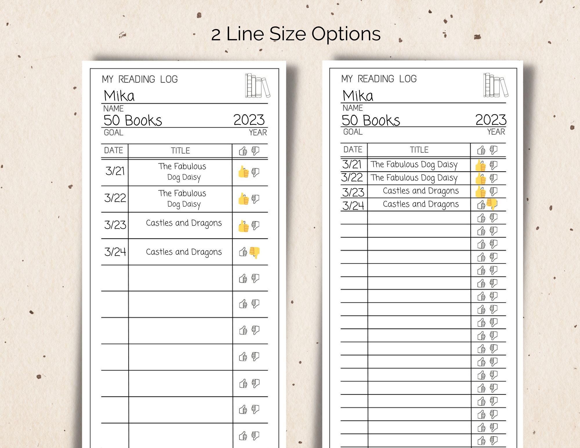 Printable Bookmark Log - Reading Log - Summer Reading Log Printable ...