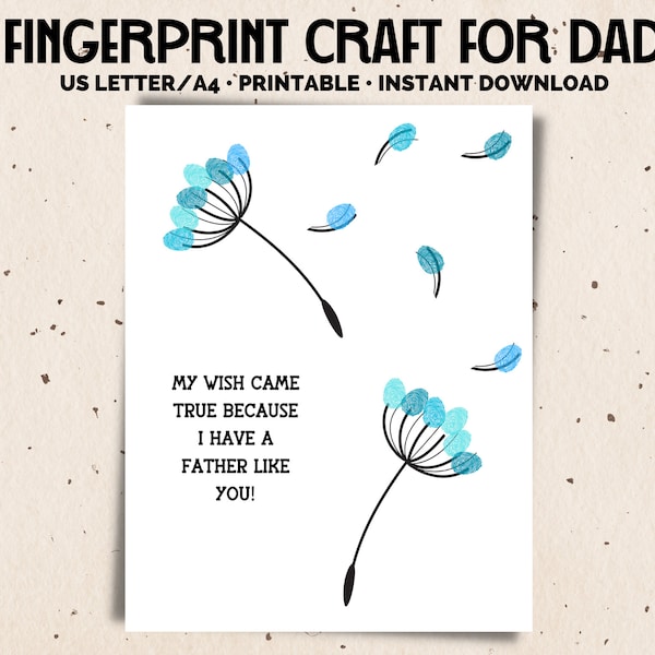 Dandelion Fingerprint Svg - Etsy