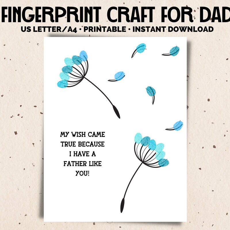 Dandelion Fingerprint Svg - Etsy