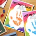 First Day of School Handprint Craft Activity Last Day of School ...