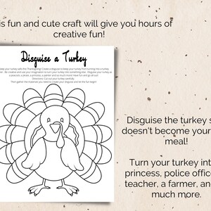 Disguise a Turkey - Thanksgiving Disguise a Turkey Craft Project ...