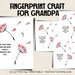 Grandparent's Day Printable Fingerprint Craft - Grandpa Fingerprint ...