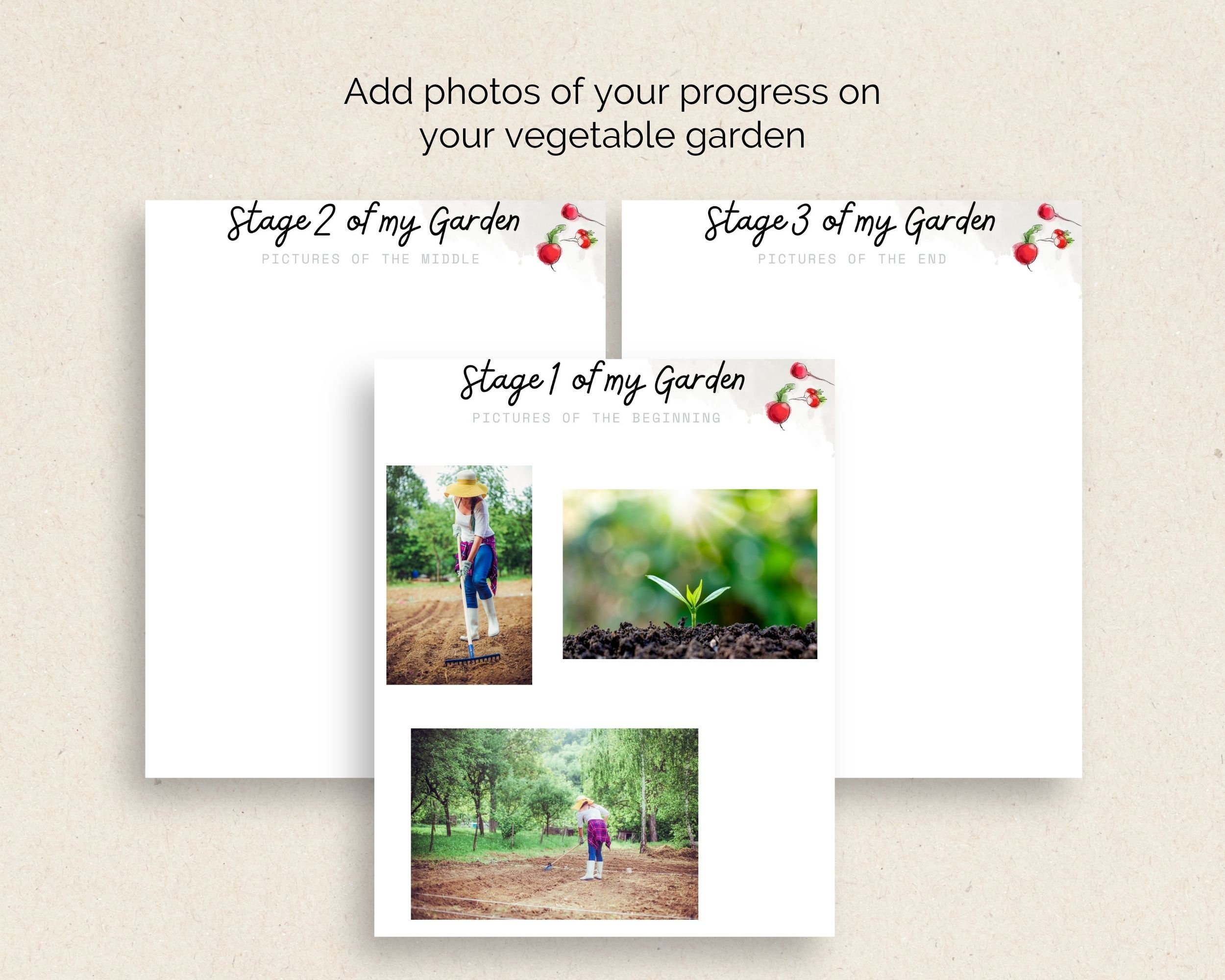 Vegetable Garden Planner and Journal Gardening Planner - Etsy