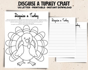 Thanksgiving Disguise a Turkey Math Logic Puzzles Turkey in - Etsy