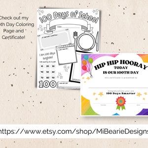 100 Days of School Handprint Craft Activity - Handprint Art ...