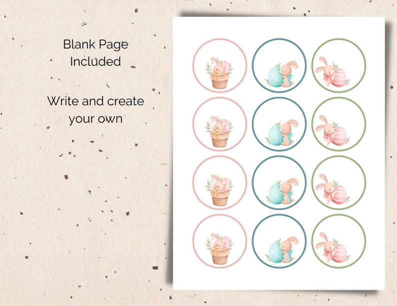 Paper Easter Egg Tokens Printable Easter Egg Tokens Easter - Etsy