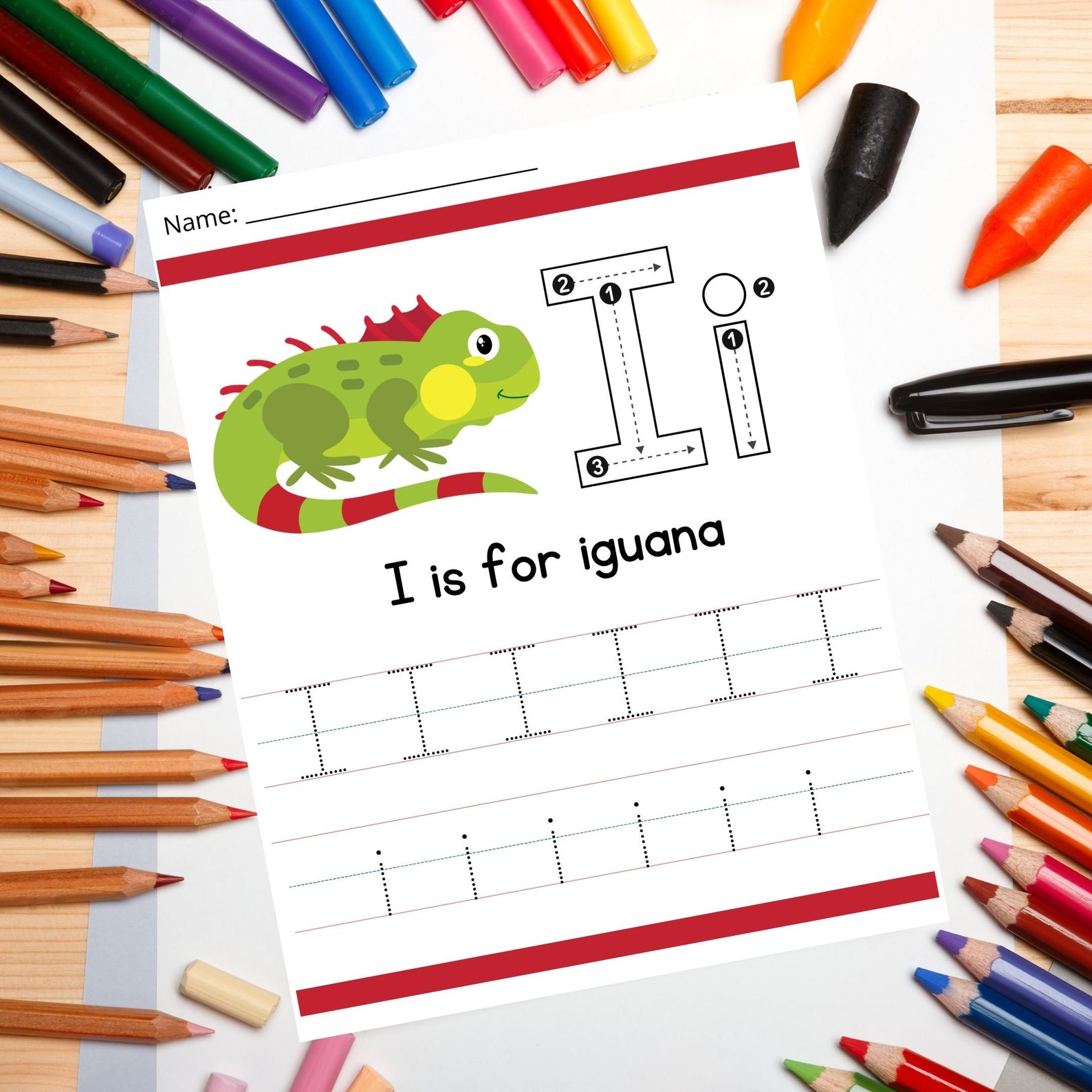 26 Printable Alphabet Tracing Pages 26 Letters With Animals Uppercase ...