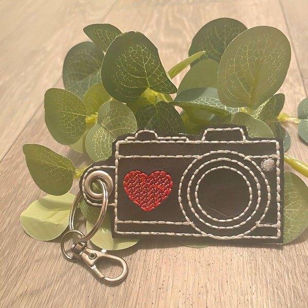 Camera Keychain - Etsy