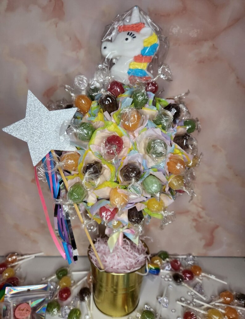 Unicorn Lollipop Sweet Tree - Etsy