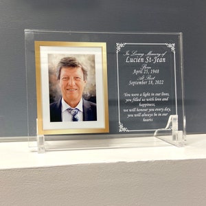 Personalized Memorial Plaque | Custom Gifts | Bereavement Gift ...