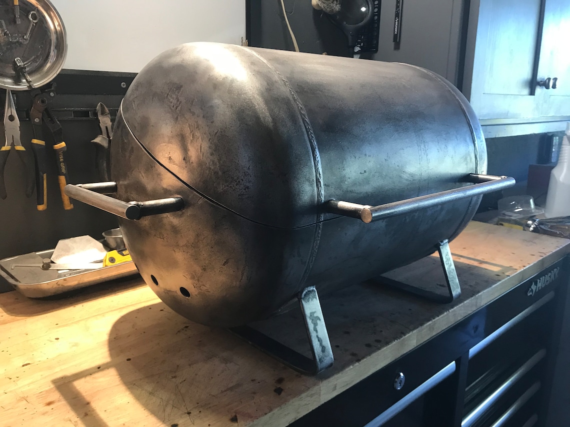 Welded Steel BBQ Smoker Grill Propane Tank - Etsy