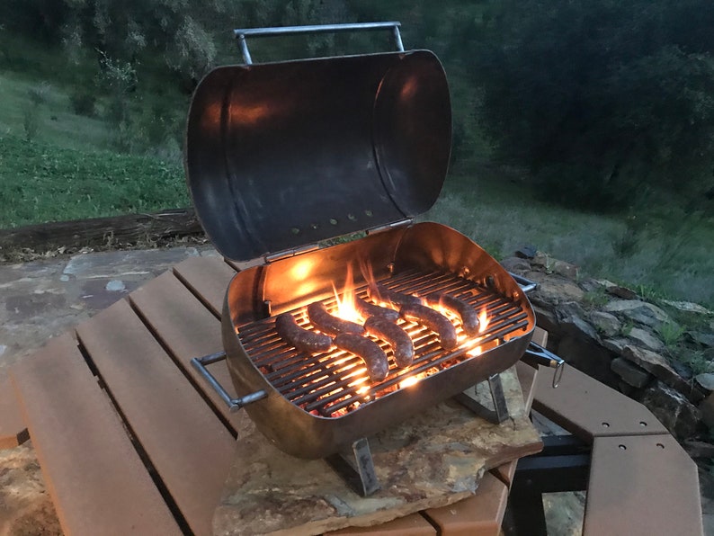 Welded Steel BBQ Smoker Grill Propane Tank - Etsy