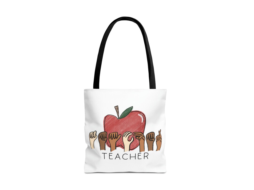 ASL teacher Tote Bag, Teacher Gifts, Sign Language Interpreter ...