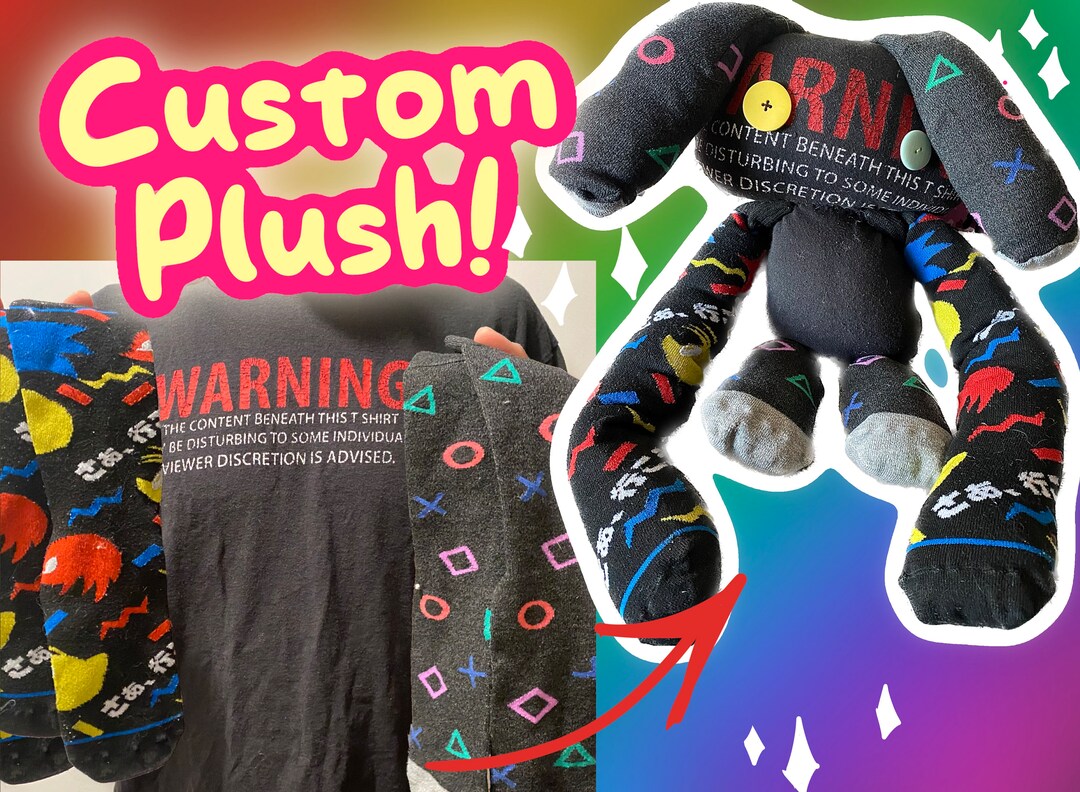 Custom Sock Sprite! Memory Plush - Etsy