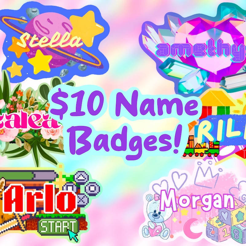 Furry Name Badges - Etsy