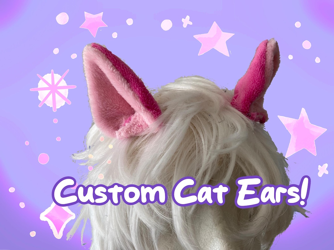 Kitty Ears! Cute Kawaii Cat Ears, Furry Costume Ears - Etsy