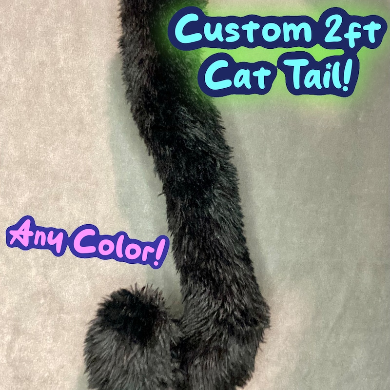 Furry Cat Tail - Etsy