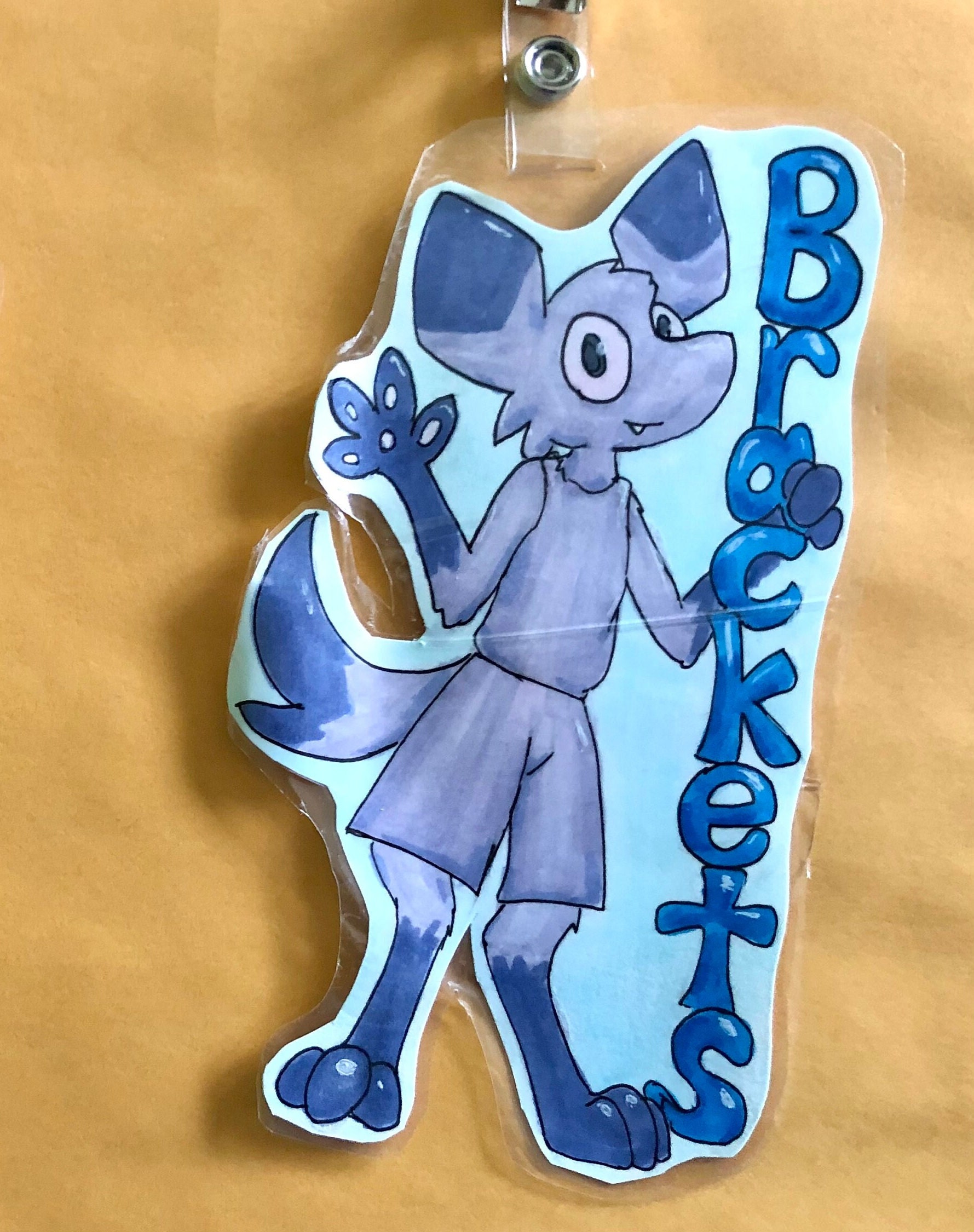 Custom Furry Badge Full Body With Name - Etsy