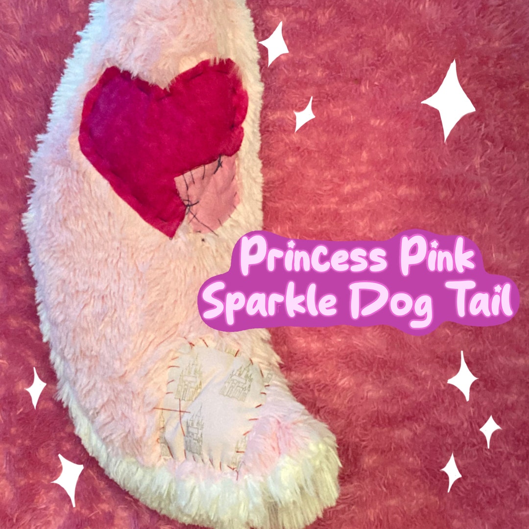 Princess Pink Patch Tail - Etsy