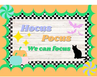 Hocus Pocu Bulletin Board - Etsy