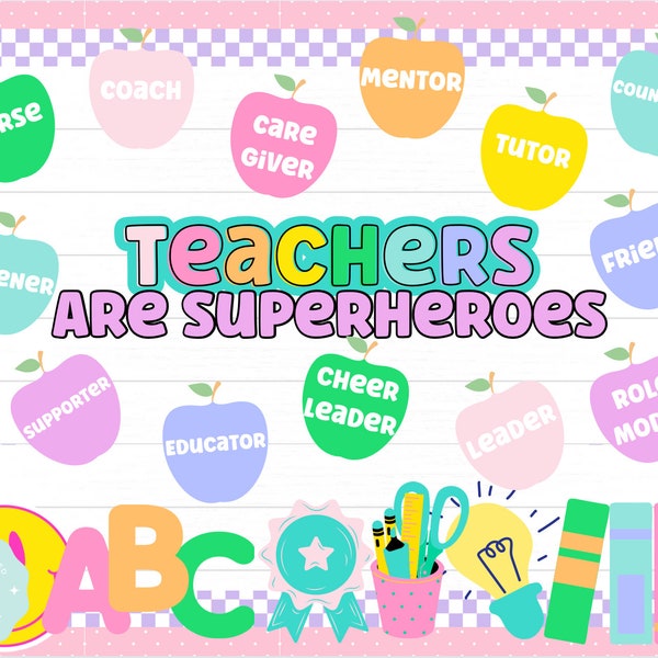 Teacher Appreciation Bulletin Board - Etsy